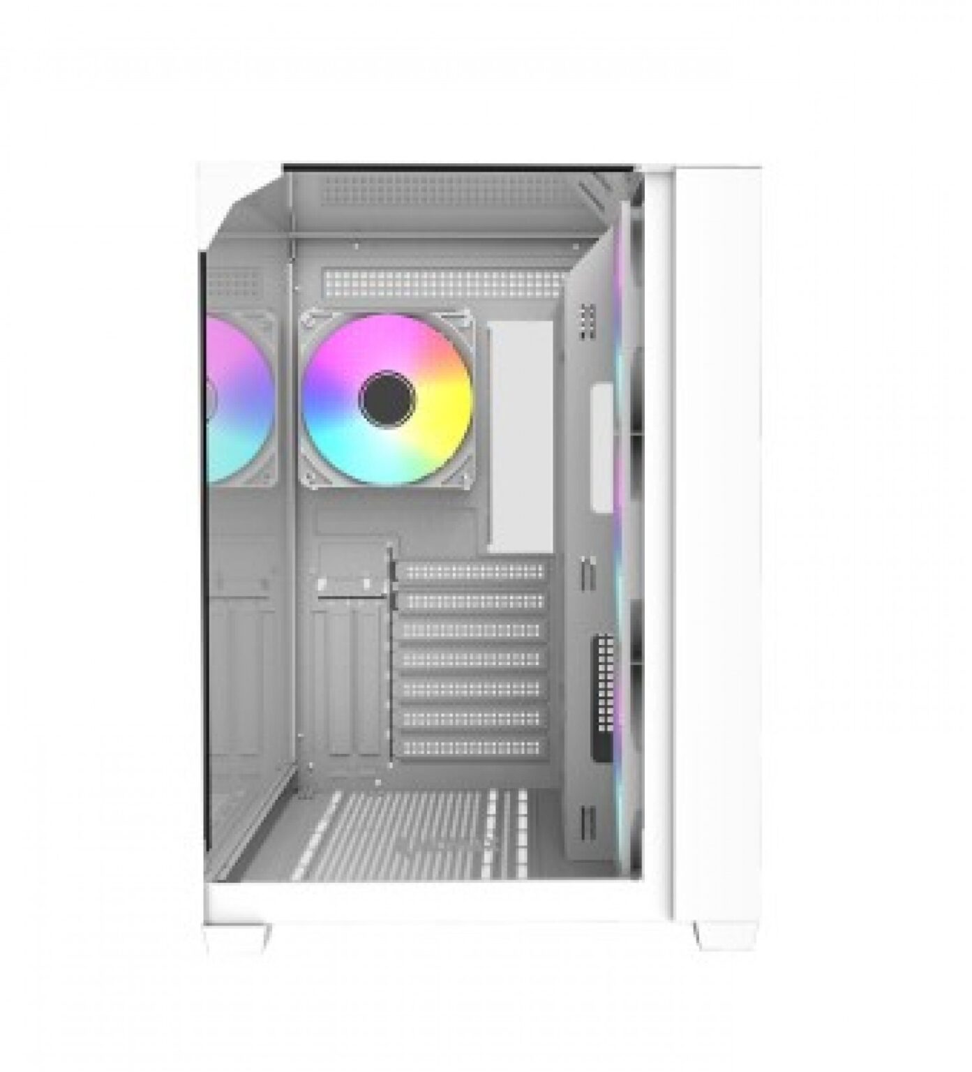 Gabinete Gamer Raidmax Infinita I620 Fishtank Argb Glass White ...